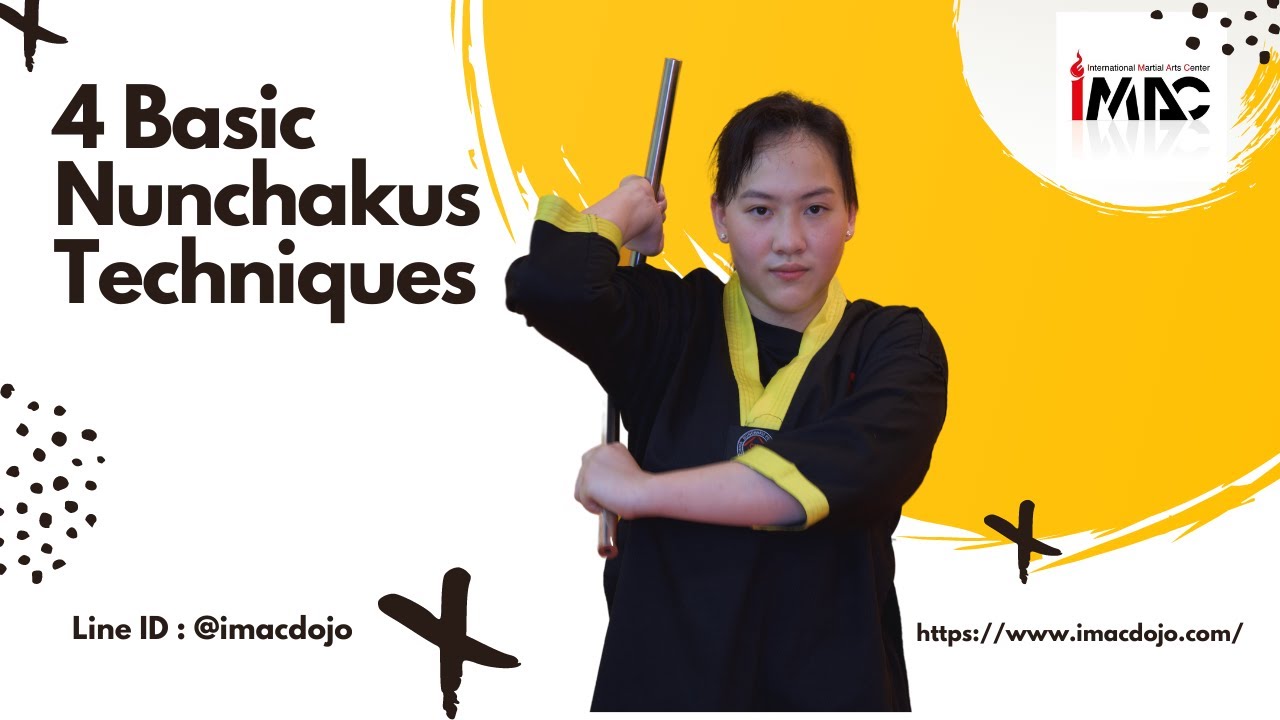 4 พื้นฐานอาวุธกระบองสองท่อน - 4 Basic Nunchakus Techniques - YouTube