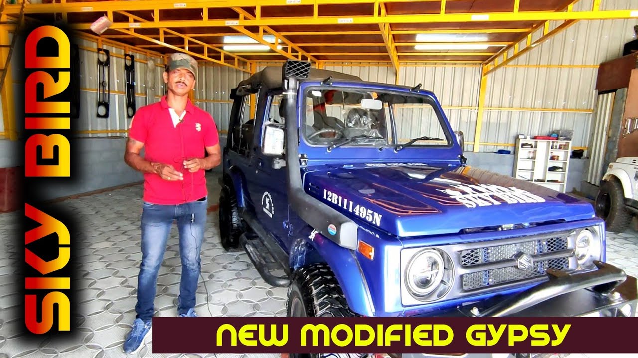 NEW SKY BIRD GYPSY | new modified gypsy in Karnataka best price - YouTube