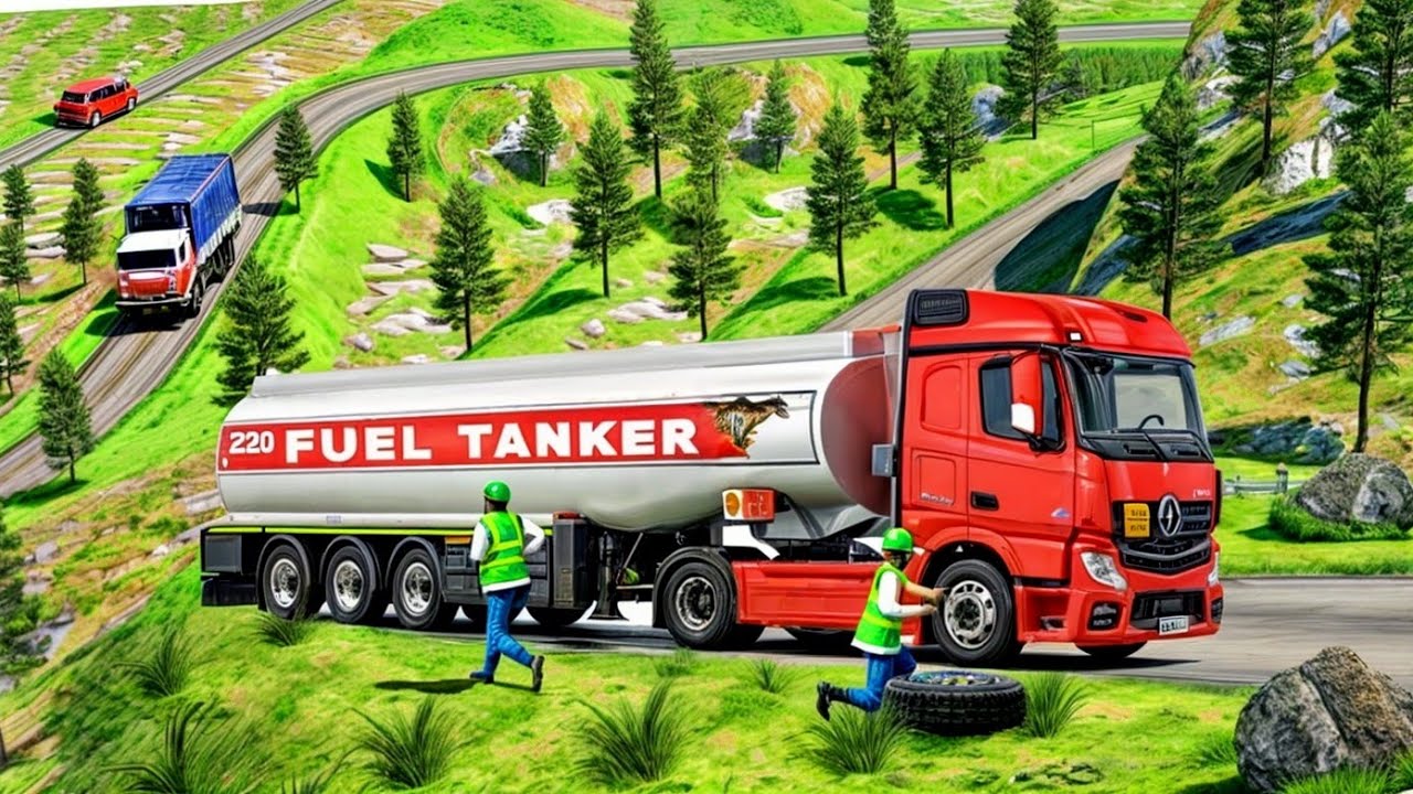 oil tanker truck driving game,oil tanker truck driving simulator game ...
