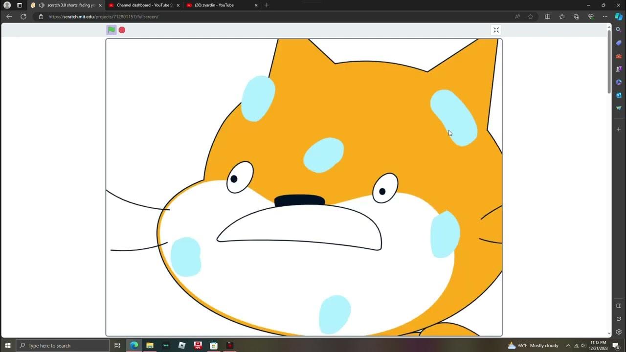 scratch 3.0 shorts: facing you're fears - YouTube