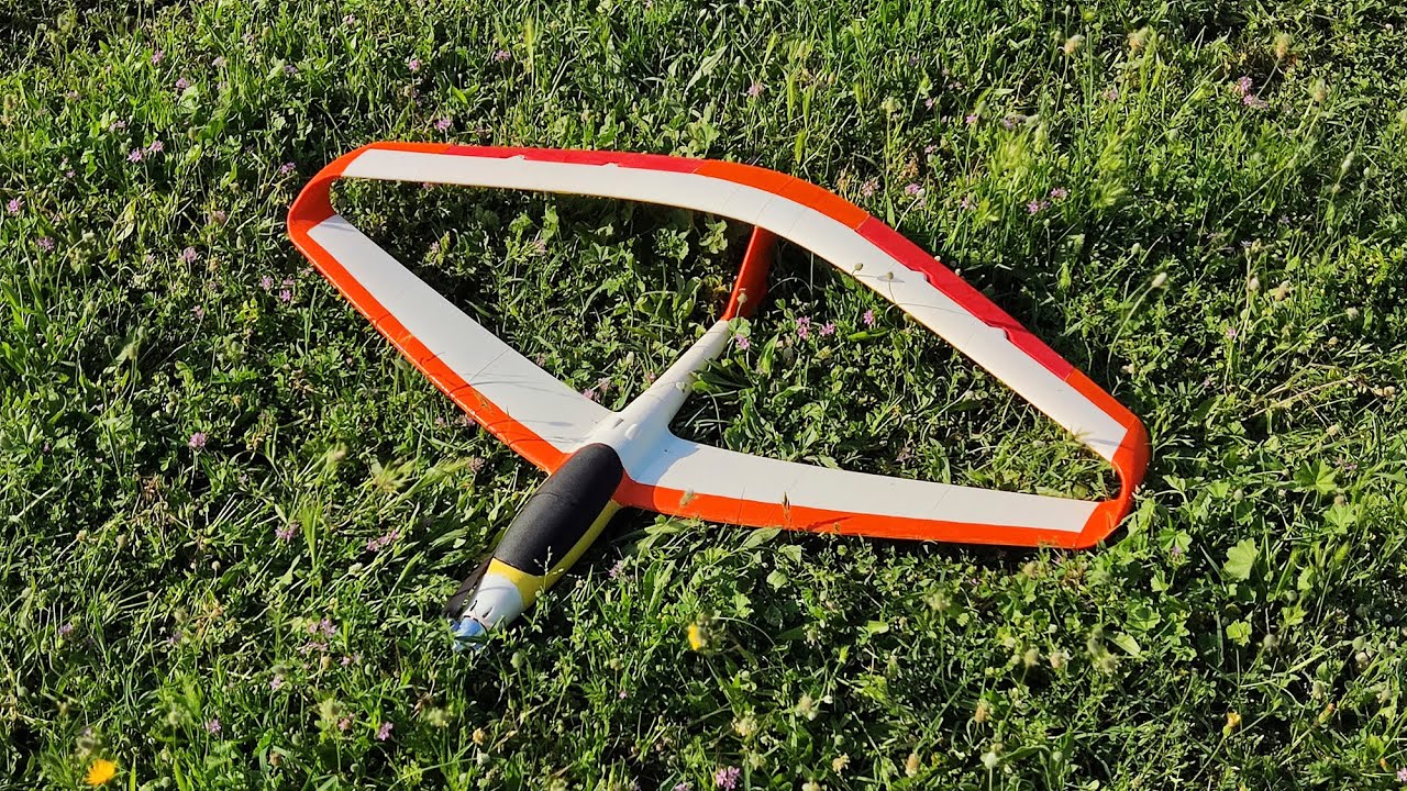 Mini X 100 INFINITY WING 3D Printed plane - YouTube