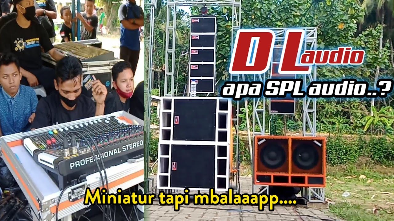 CEK SOUND MINIATUR DL AUDIO | BOK MODEL SPL audio - YouTube