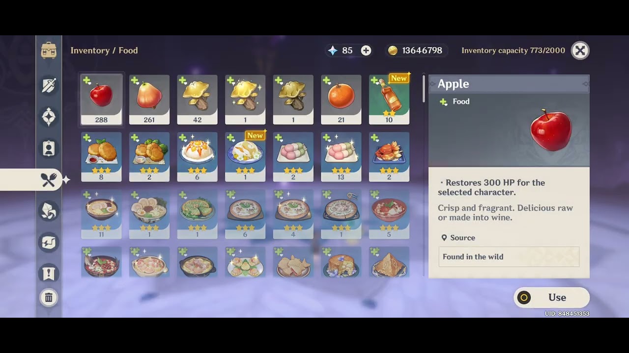 WANDERER BURST SHOWCASE with food buff and potion - YouTube