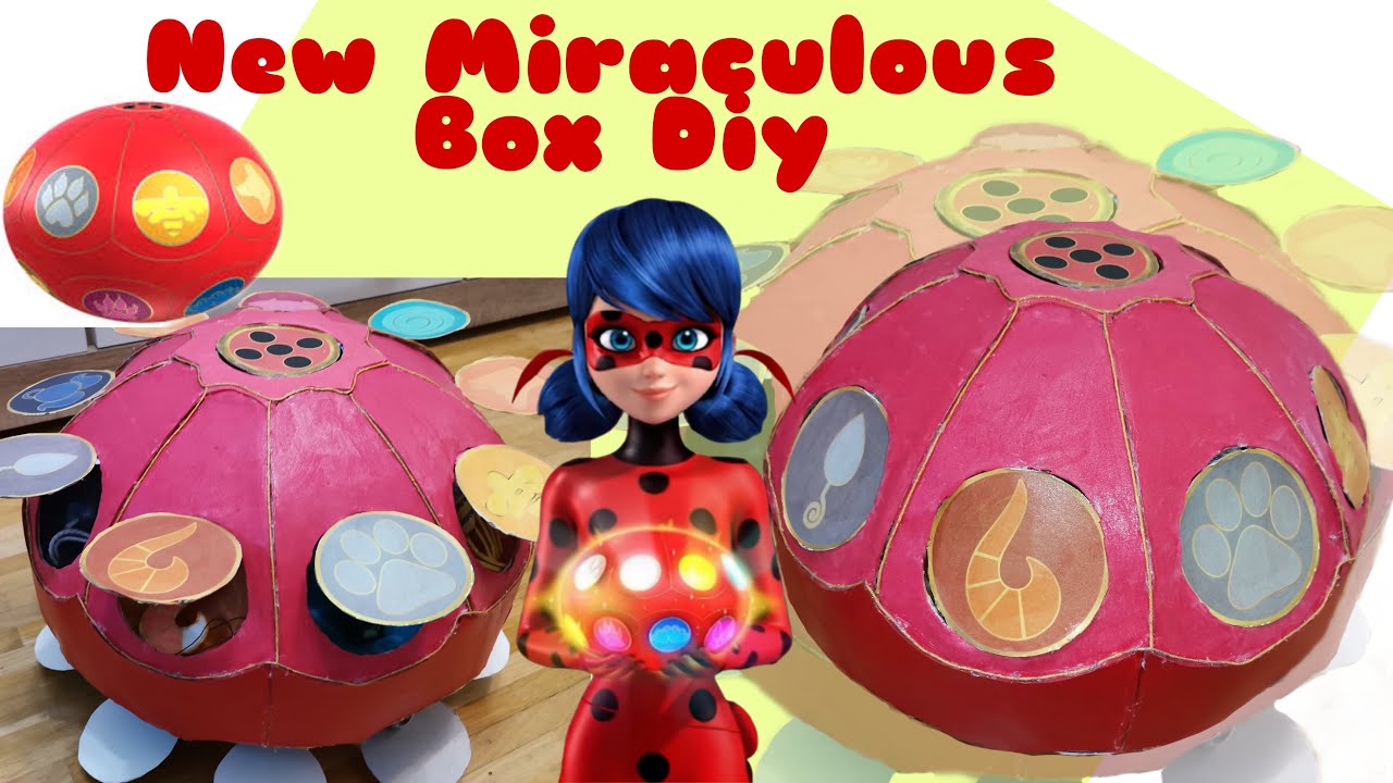 New Miraculous Box Diy | For all Miraculous and Kwamis | Ladybug box ...