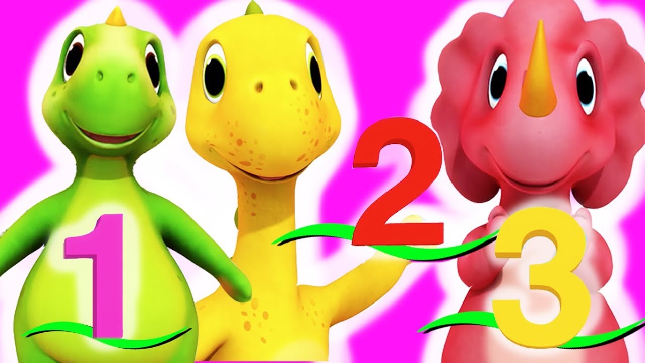 10 Little Dinosaurs V2 | Baby Songs | Nursery Rhymes & Kids Songs ...