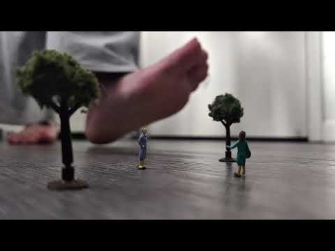 Giantess walk in the park