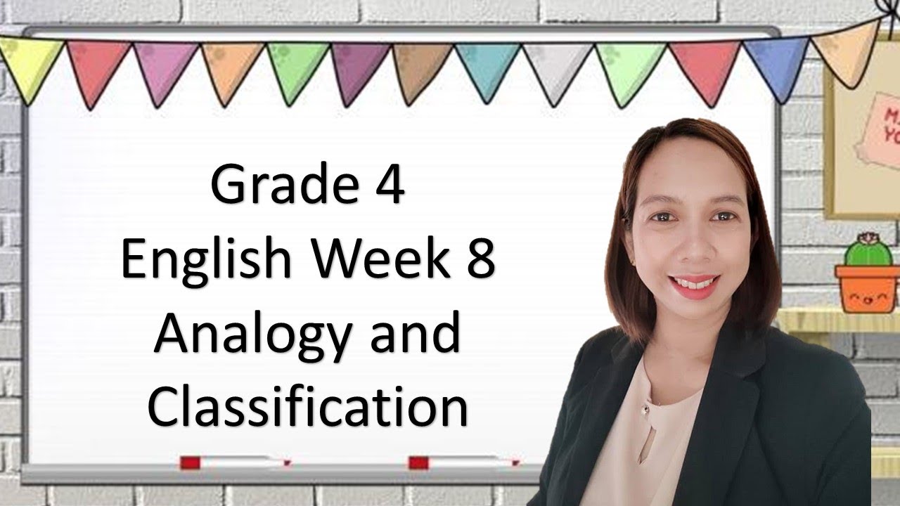 Grade 4 English Analogy and Classification - YouTube