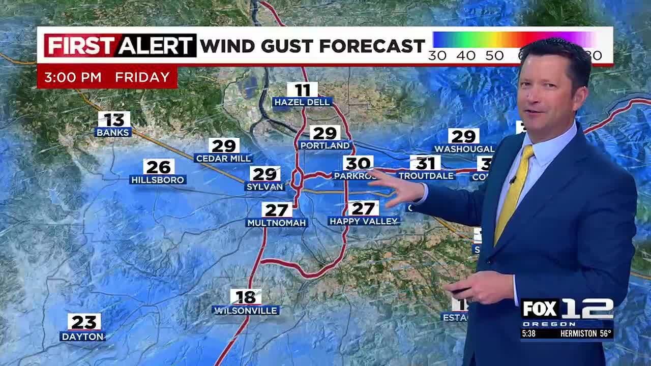 First Alert Wednesday evening FOX 12 weather forecast (3/13) - YouTube