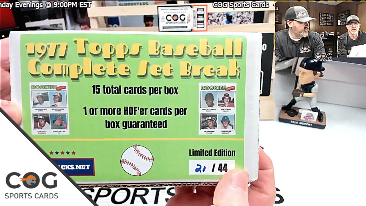 1977 Topps Baseball Cards Set Break Box - MidWeek video 230106 - YouTube