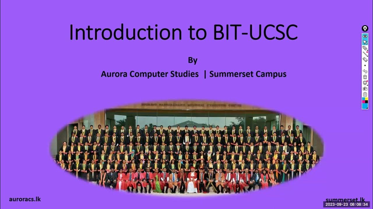 BIT|2023|S1|B5|#01-Morning|Sep 23|Introduction to BIT UCSC + IS - YouTube