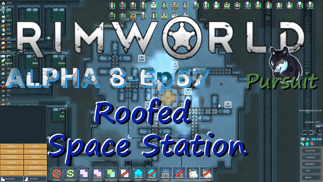 Roofed Space Station-RimWorld Alpha 8-Ep67 - YouTube