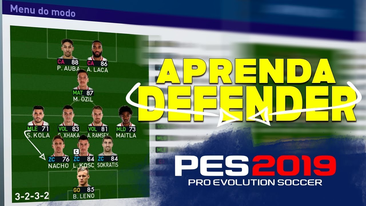 Pes 2019 - Tática Aprenda A Defender - Tutorial / Learn To Defend ...