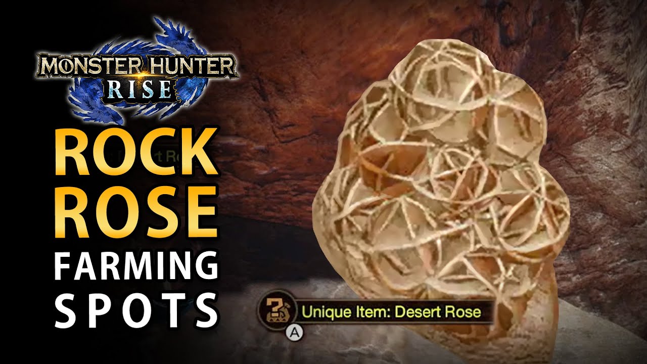 Monster Hunter Rise | Rock Rose farming spots. - YouTube