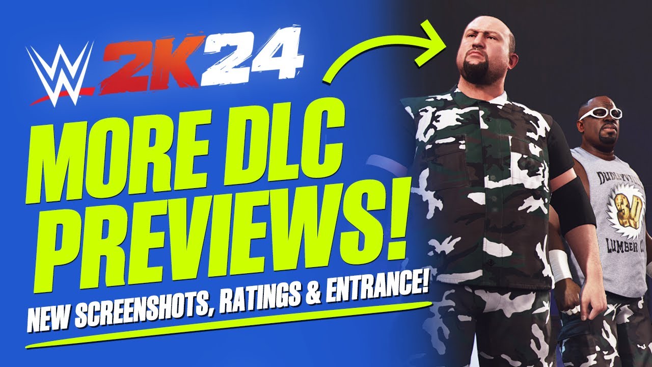 WWE 2K24: More DLC Previews Released! (ECW Punk Pack DLC) - YouTube