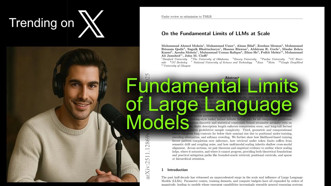 Fundamental Limits of Large Language Models - YouTube