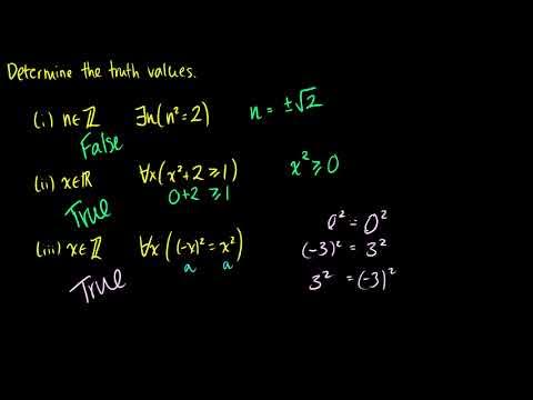 Discrete Mathematics Unique Quantifier Examples - YouTube
