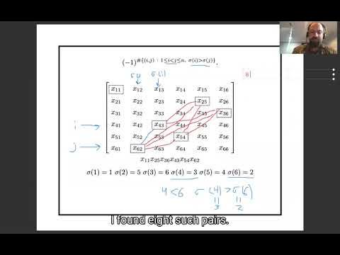 Lecture 7c: Formulas for determinants - YouTube