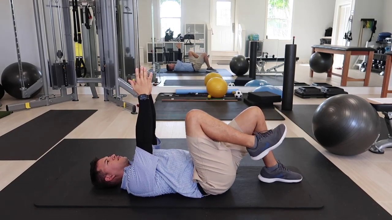 Lower Cross Syndrome Corrective Stretch and Exercise - YouTube