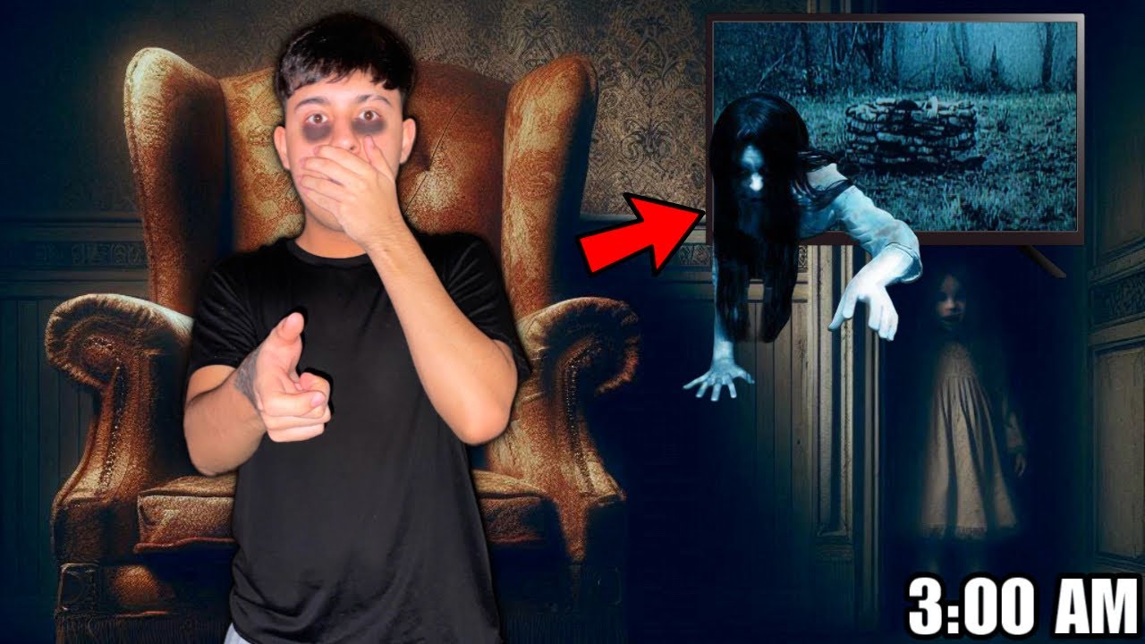 PASAMOS UNA NOCHE VIENDO PELICULAS DE TERROR 😱 *Terrorifico* - YouTube