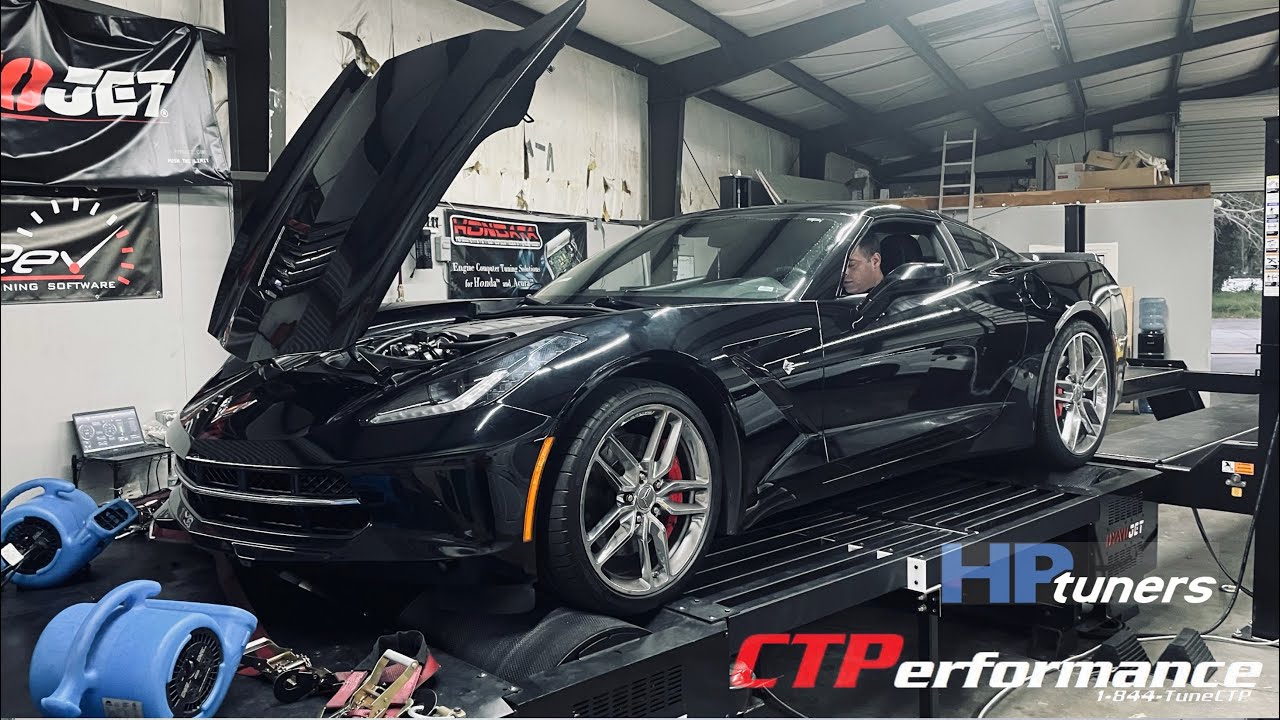 Chevrolet Corvette Stingray 2016 CTPerformance Dyno Tuning - YouTube