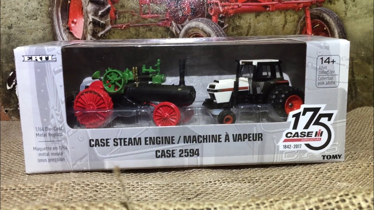 175 anniversary case steam engine & 2594 - YouTube