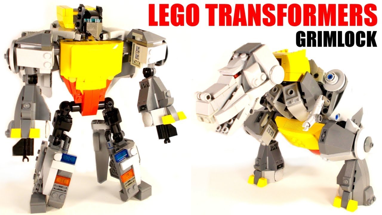 Lego Transformers - G1 Grimlock - Review - YouTube