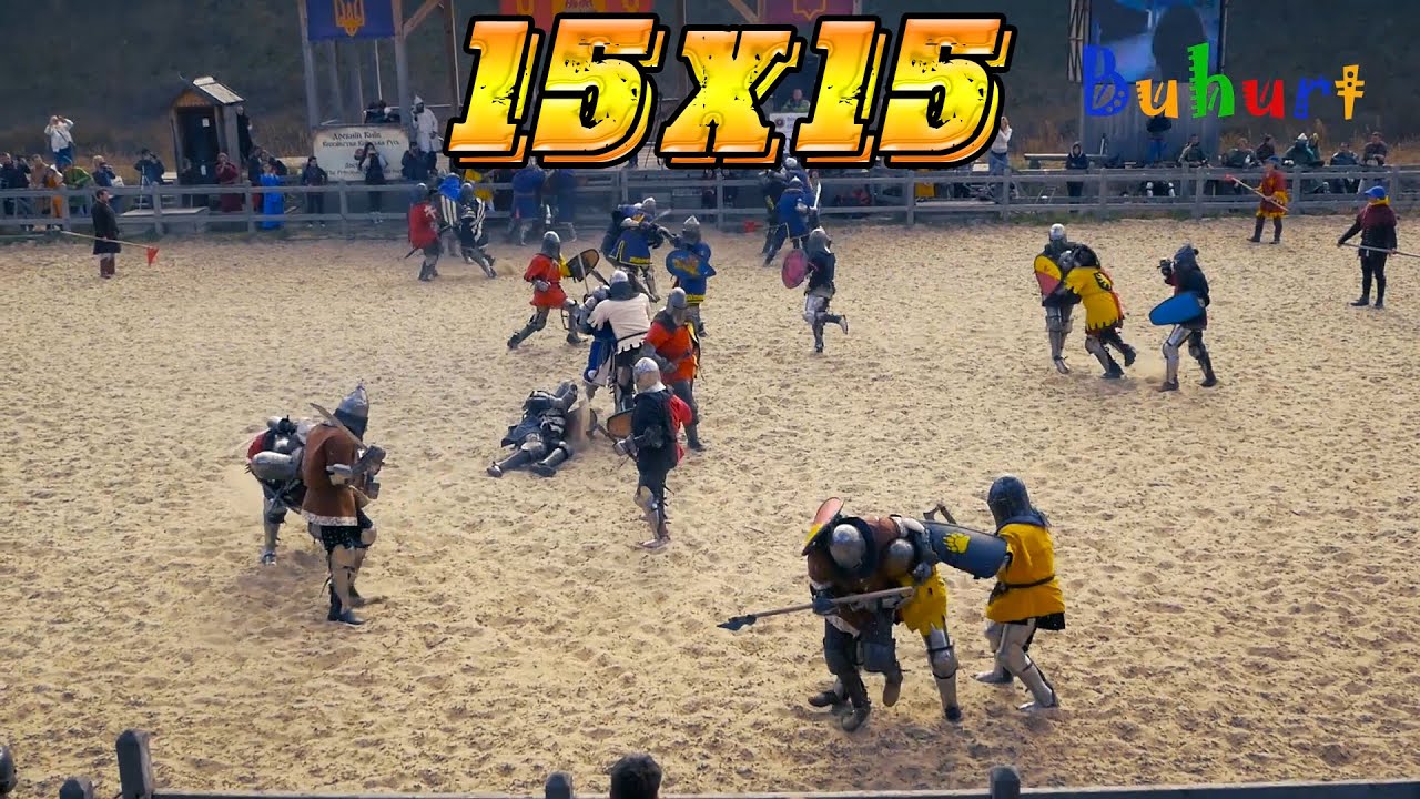 15x15 - Buhurt Fights - Medieval Battles - YouTube