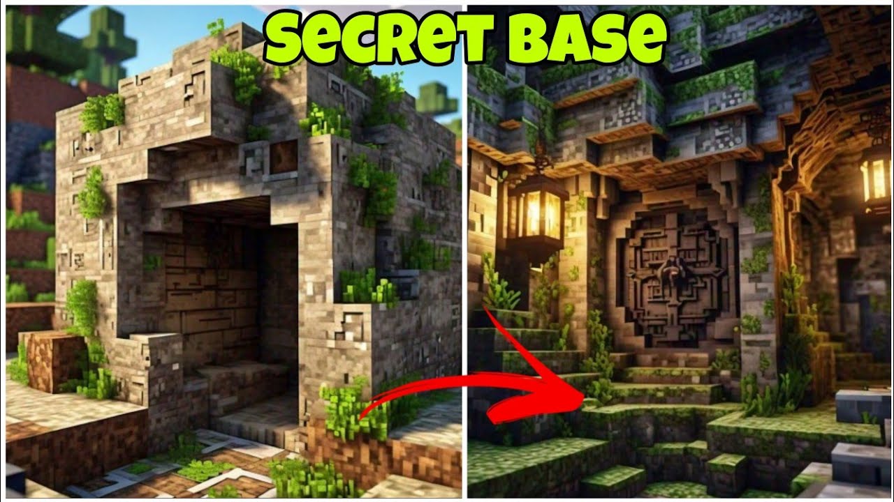 How to make a secret base | Tutorial video in - YouTube