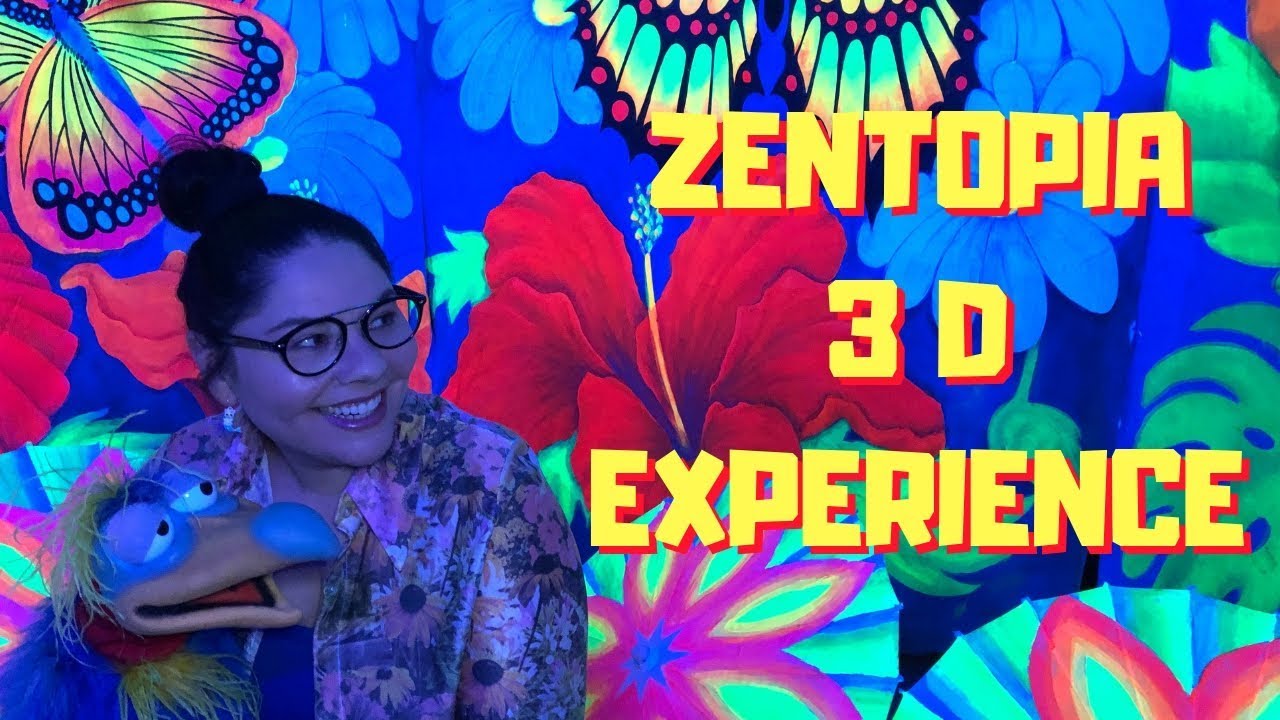 Zentopia a new 3D Art Experience in Los Angeles - YouTube