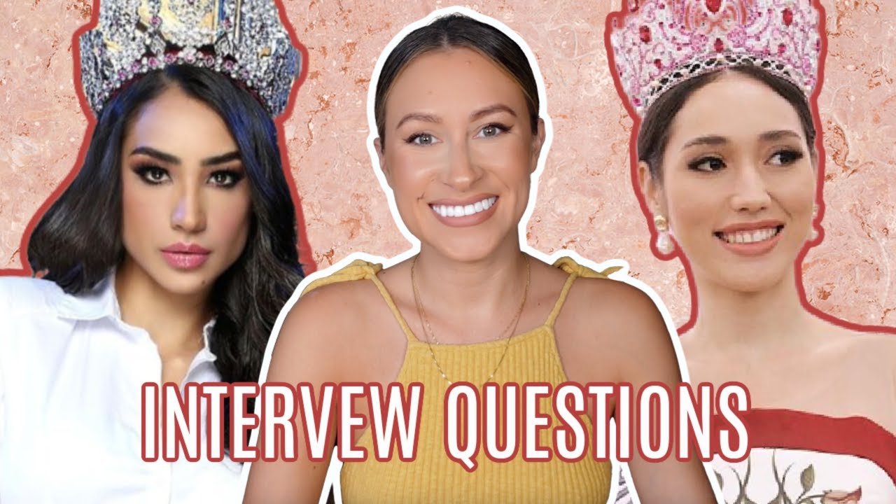 Pageant Interview Questions (On Stage Questions) PRACTICE WITH ME Ep. 1 ...