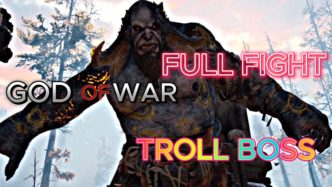 GOD OF WAR troll boss fight || god of war || #godofwar - YouTube