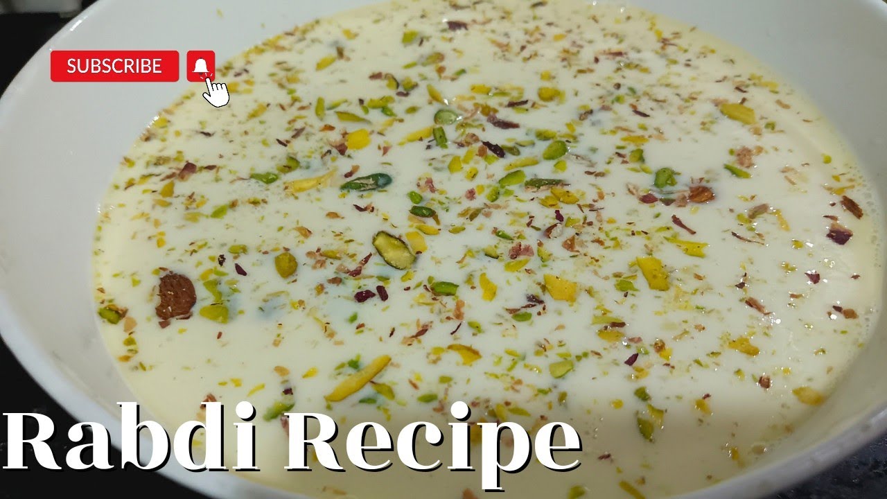 Best Rabdi| Rabri Recipe with easy steps| Shahi Halwai Style Rabri ...