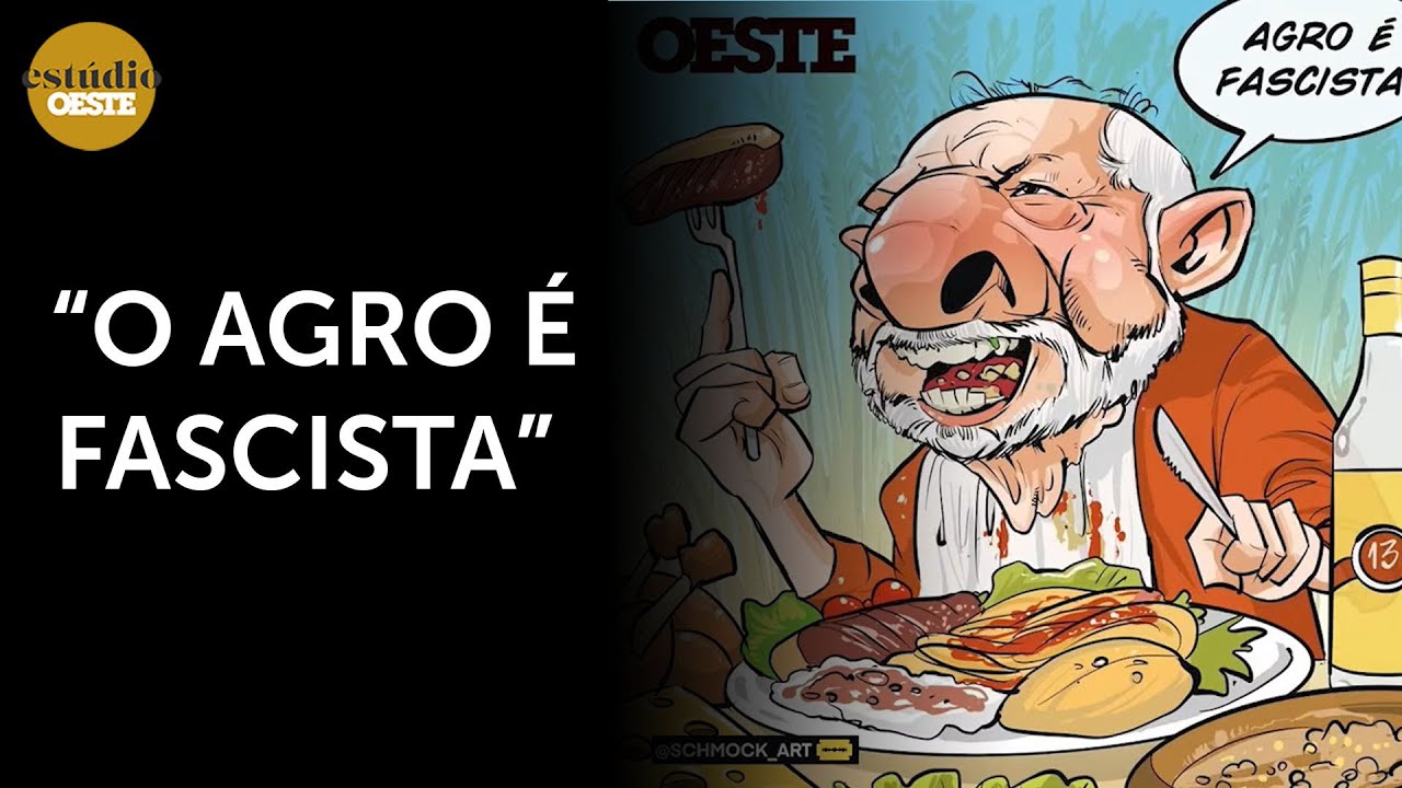 Charges da Semana da Revista Oeste: agro é fascista e novo avião do ...