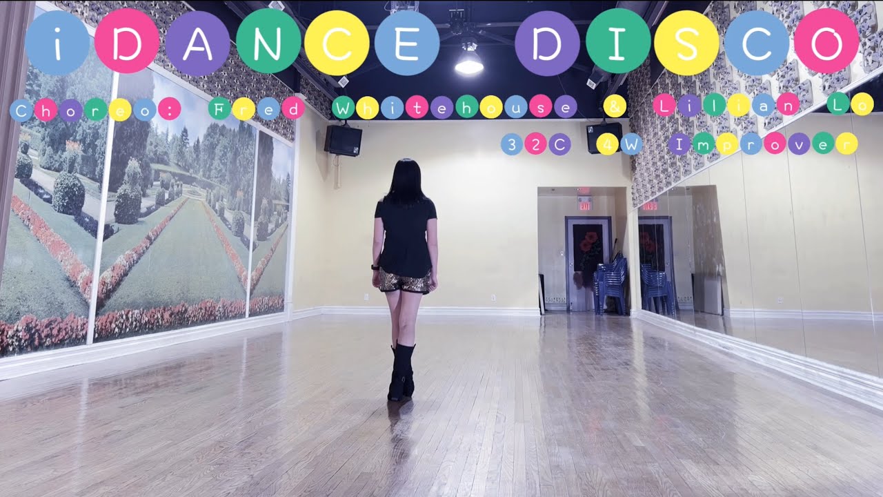 iDANCE DISCO Line Dance (WALK-THROUGH) - YouTube