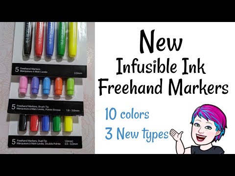 NEW FREEHAND Infusible Ink Markers First Look How to Use. - YouTube