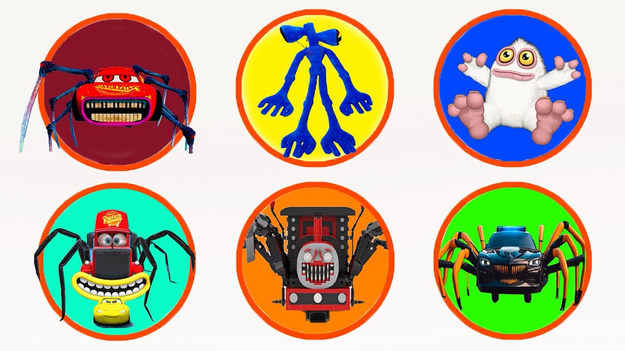 KUMPULAN MONSTER !! Choo Choo Charles, Thomas Spider, Fire Truck Eater ...