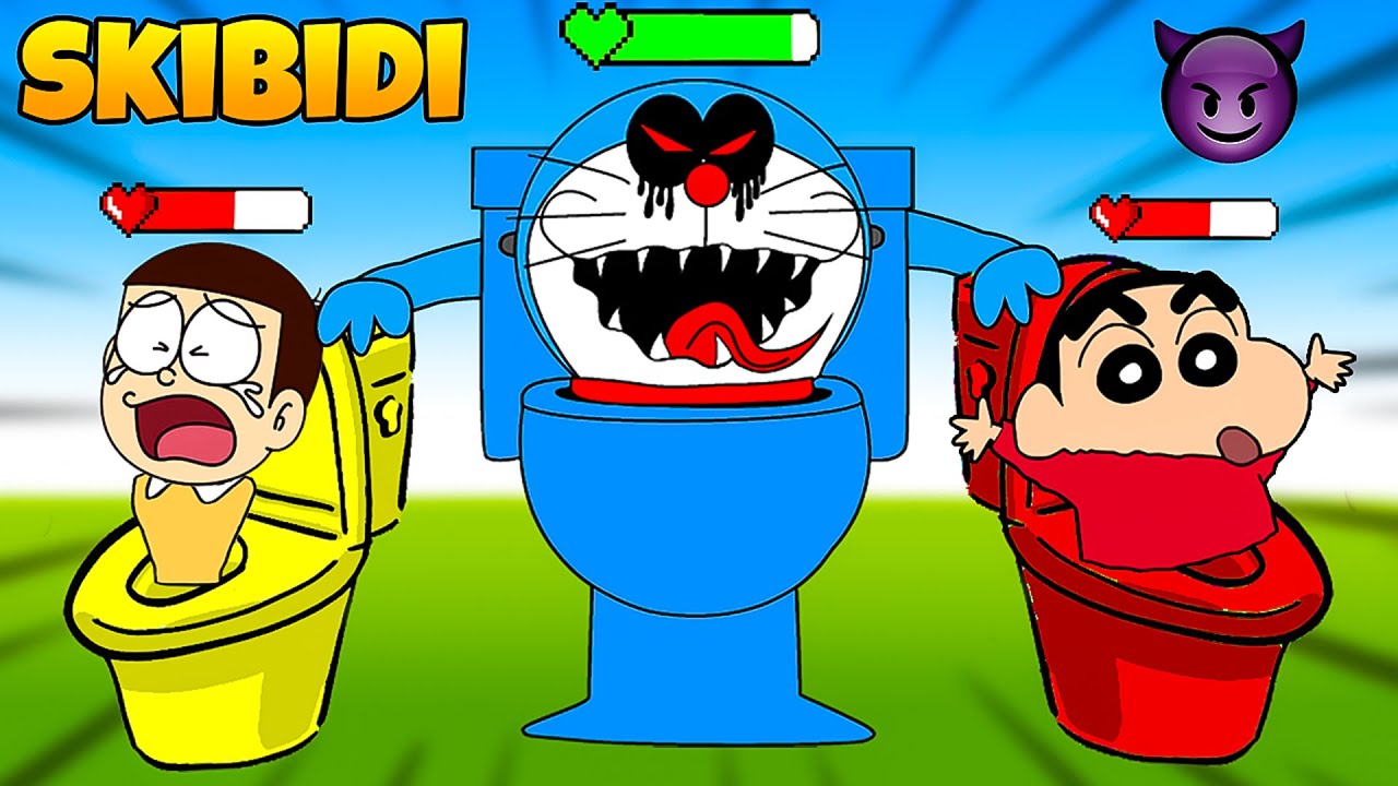 Skibidi Doraemon Kill Shinchan And Nobita 😱||😂 Funny Game || Shinhcan ...