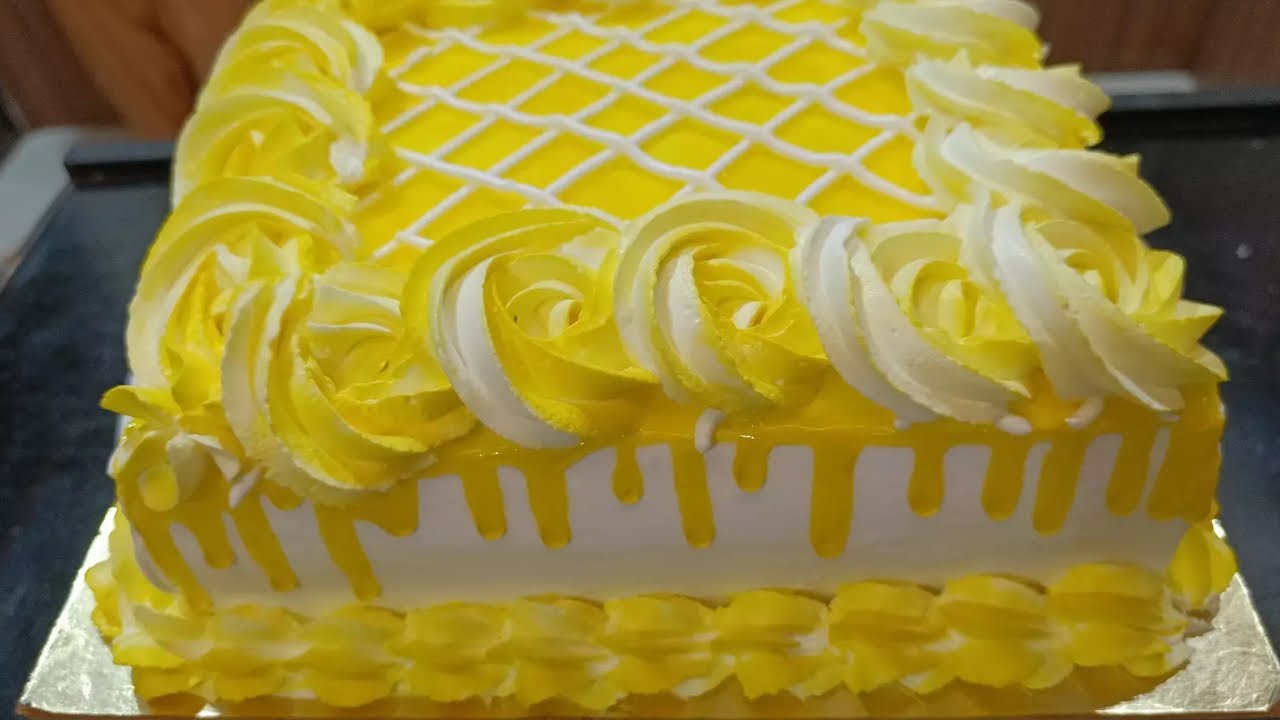 Perfect Pineapple Cake | Cake for Beginners | Home Made Pineapple ...