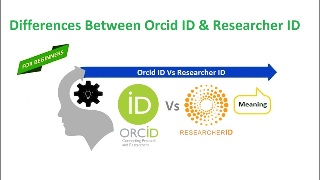 Differences Between ORCID ID and Researcher ID - YouTube
