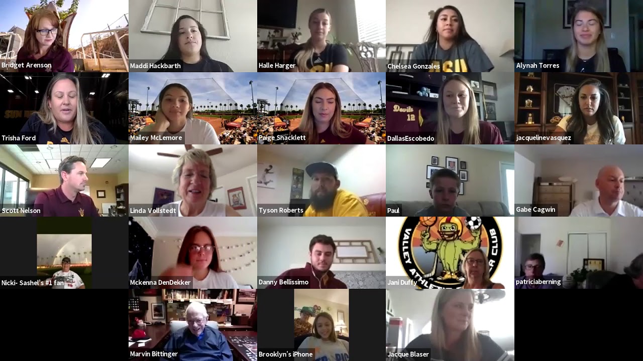 Softball Zoom Town Hall - Olympian Alumni - YouTube