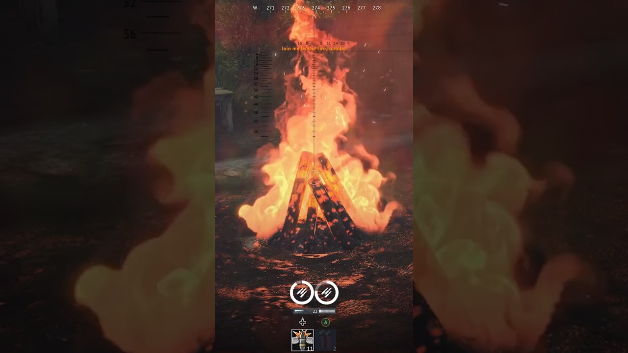 Join me by the fire scroller - YouTube