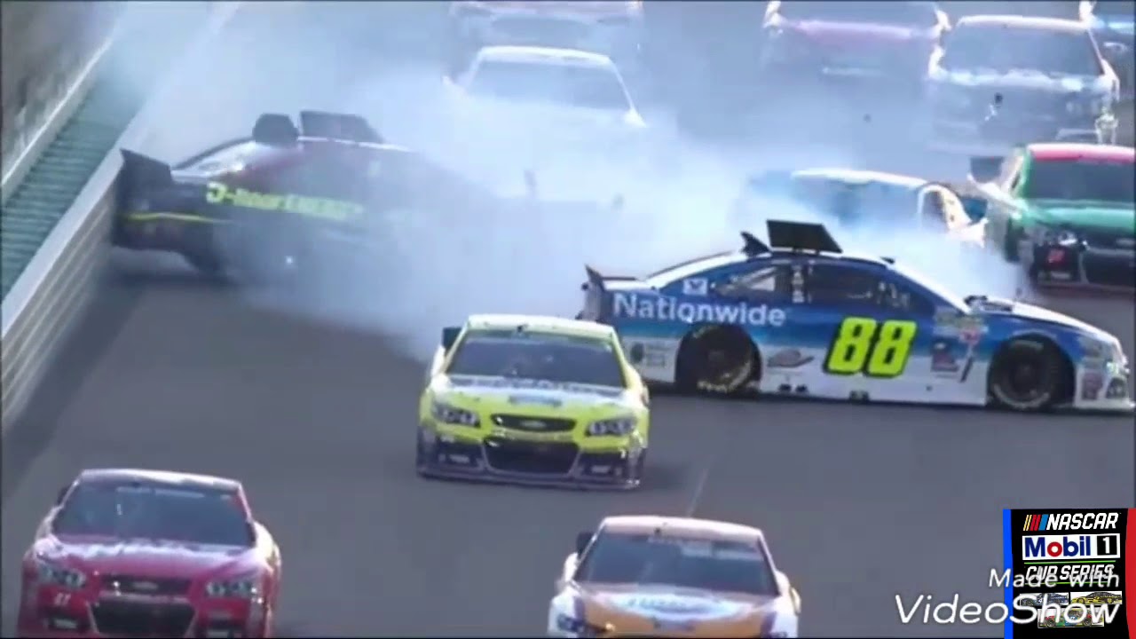 NASCAR Crashes 8 - YouTube