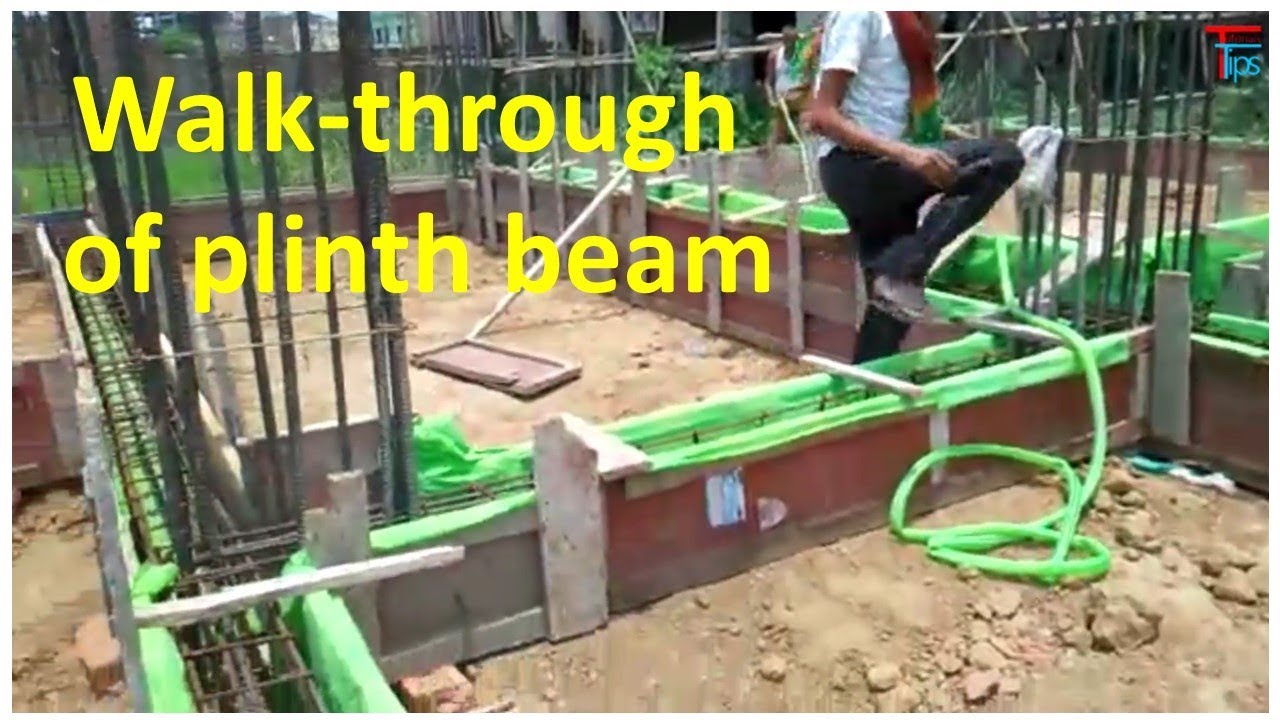 Walk-through of plinth beam - YouTube
