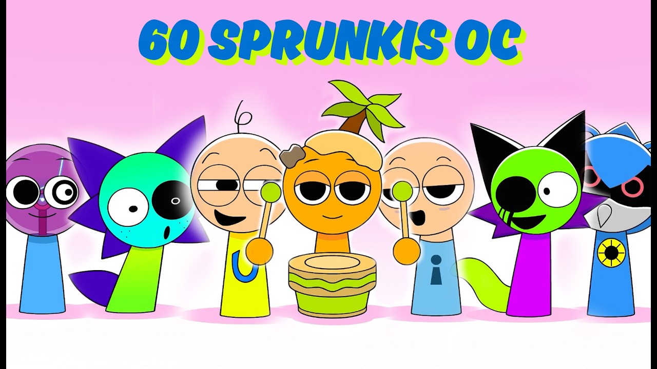 60 Sprunkis OC ALL Phases || Incredibox Compilation COMPLETE #sprunki # ...