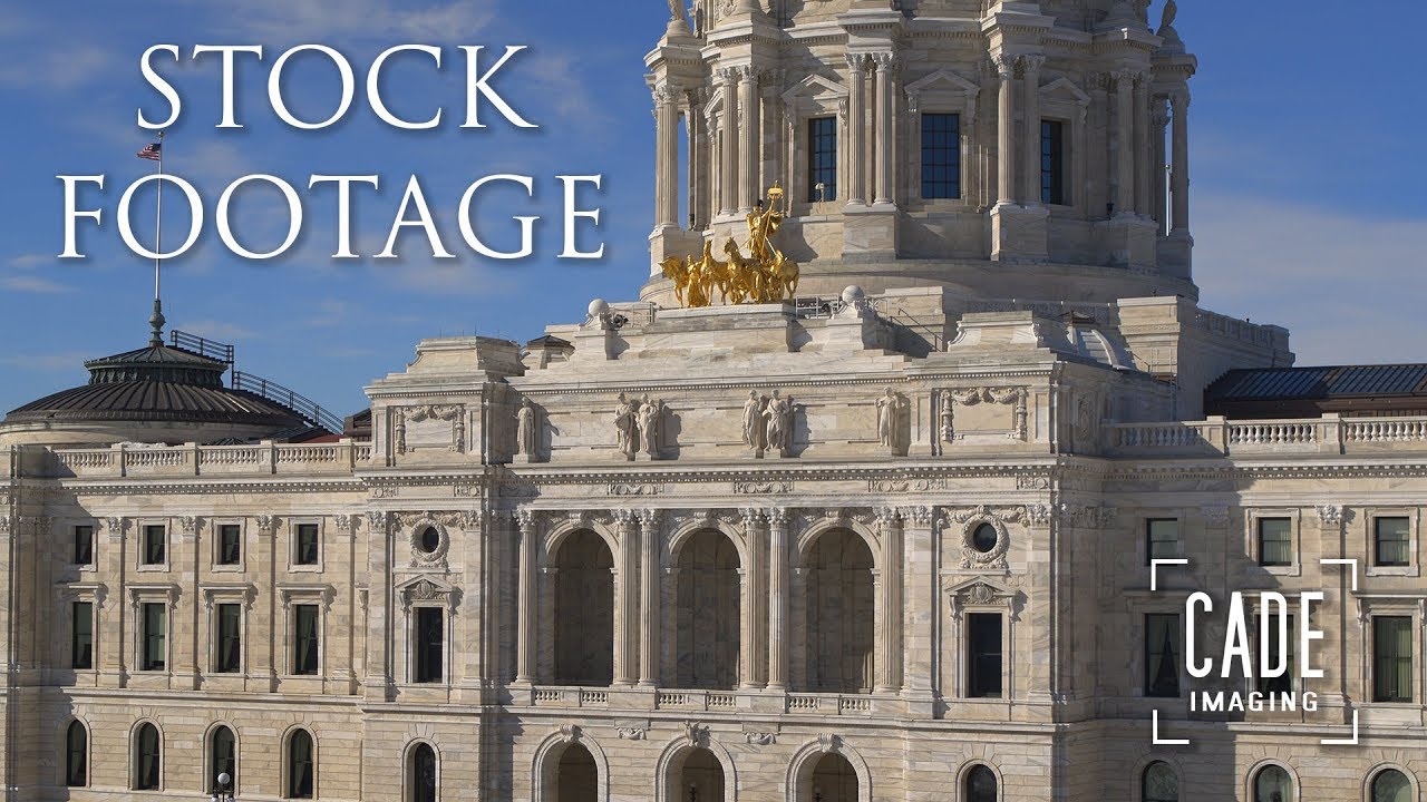 Minnesota State Capitol - Aerial Stock Footage - YouTube