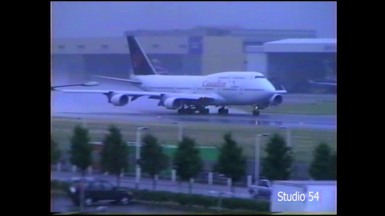 Heathrow airport plane spotting 3.8.2001 - YouTube