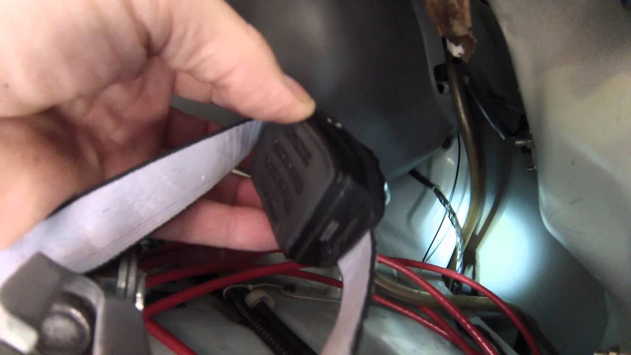 How to open your top boot when the battery is flat - YouTube