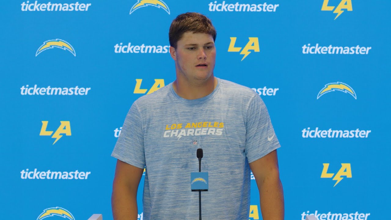 Joe Alt On First NFL Training Camp | LA Chargers - YouTube