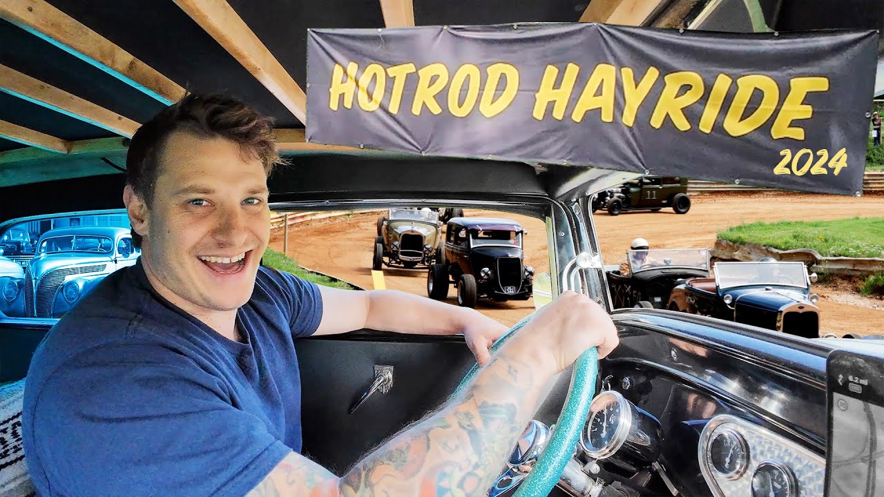Hotrod Hayride 2024 - Hot Rods & Oval Dirt Track Racing - YouTube