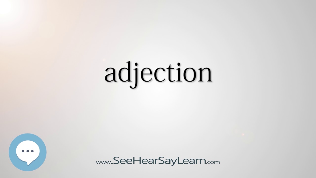 adjection (Every English Word Pronounced) 📕🔊🗣️😎 - YouTube